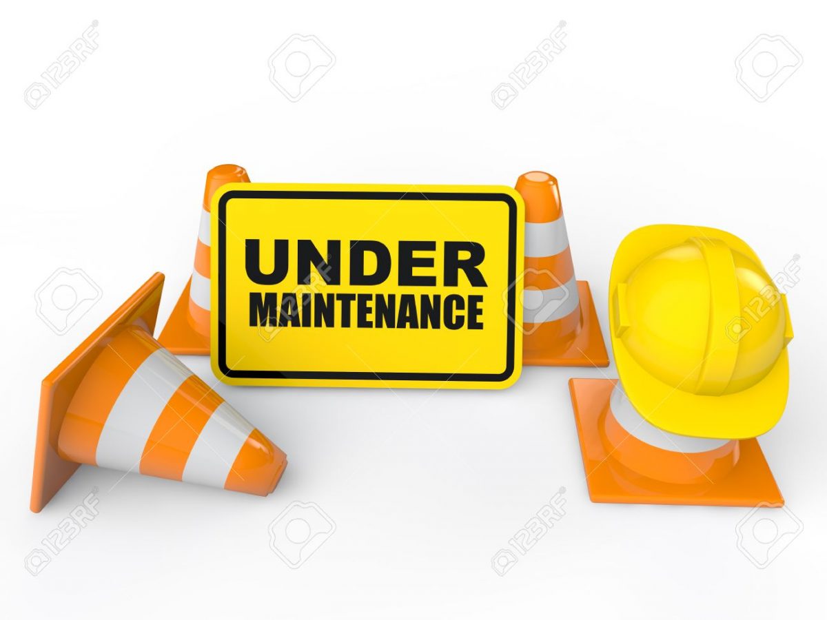 44195385-3d-under-maintenance-sign-board - Goalball UK