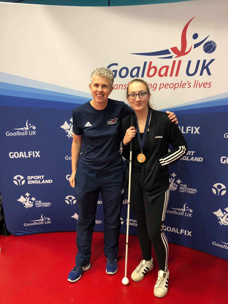 Sam Gough and Kathryn Fielding stood together post tournament in ...
