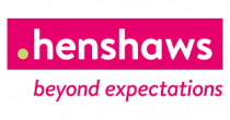 Henshaws logo - Goalball UK